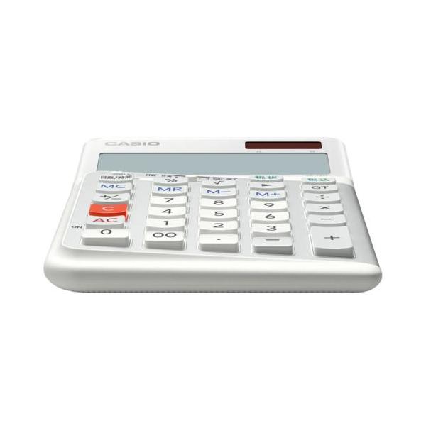 【発売日：2022年10月21日】■右手使用時の打ちやすさを追求 人間工学電卓■人が電卓に合わせるのではなく、電卓が人に合わせる。■操作面を3°の角度で傾斜させることで、右の手や指にフィット。 キー自体は常に垂直方向に打てるよう、斜めにせず...
