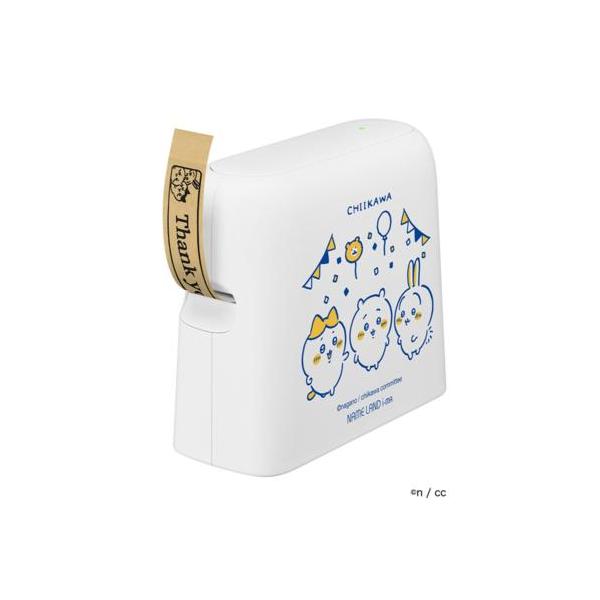 【発売日：2024年02月22日】おひとり様1点限り■「ちいかわ」に登場するキャラクターの絵文字やフレームがスマホで使える■キーボードレスのラベルライター スマホ&amp;PC接続モデル■場所を選ばず簡単にラベルが作れる■ハーフカット機能付...