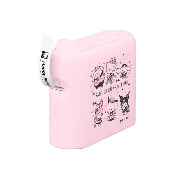 【発売日：2025年12月04日】■ハローキティ／シナモロール／マイメロディ／クロミ／ポムポムプリン／ポチャッコの絵文字やフレームが使える■キーボードレスのラベルプリンター　スマホ接続モデル■場所を選ばず簡単にラベルが作れる■18mm幅まで...