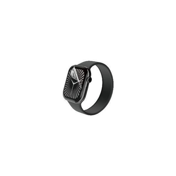 【発売日：2024年11月03日】■反射を軽減するAR加工を施した、衝撃吸収、超透明、指紋防止タイプのApple Watch用画面保護フィルムです■光の映り込みに邪魔されず、快適に動画視聴が楽しめます■反射を軽減するAR加工で、通常の高透明...