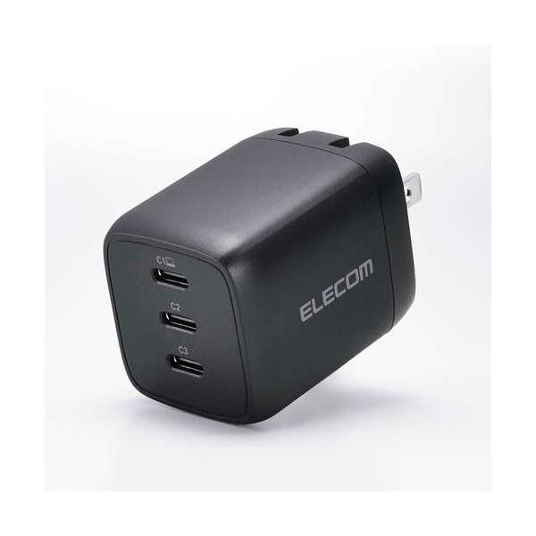 【発売日：2025年05月17日】■デバイスごとに最適な出力をアシストする、USB Type-C(TM)ポート搭載AC充電器■3つの出力ポートを搭載。用途に合わせて接続先を使い分け■ノートパソコンを十分な速度で充電できます■どのポートに挿し...