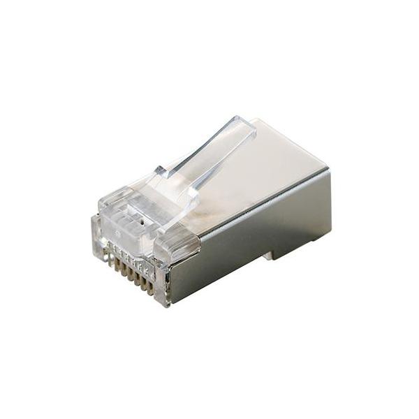 【発売日：2025年11月27日】■LANケーブルの自作に。Cat5e用のRJ45コネクター10個入りです。■Cat5eの単線ケーブルおよびヨリ線ケーブルの両方に対応しています。■STP(Shielded Twisted Pair)タイプで...