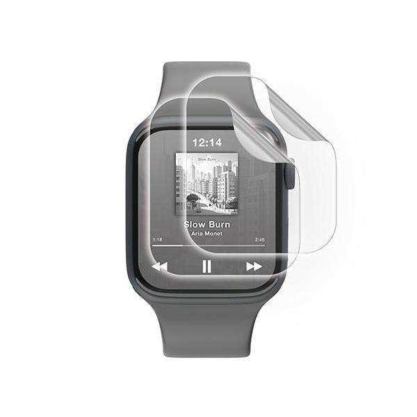 【発売日：2025年11月15日】■画面の曲面に沿った3D設計で、端末のデザインを損なわずに衝撃から守る衝撃吸収・傷リペア・指紋防止タイプのAppleWatch用フルカバーフィルムです。■フィルム表面に付いた細かい傷が時間の経過とともに自然...