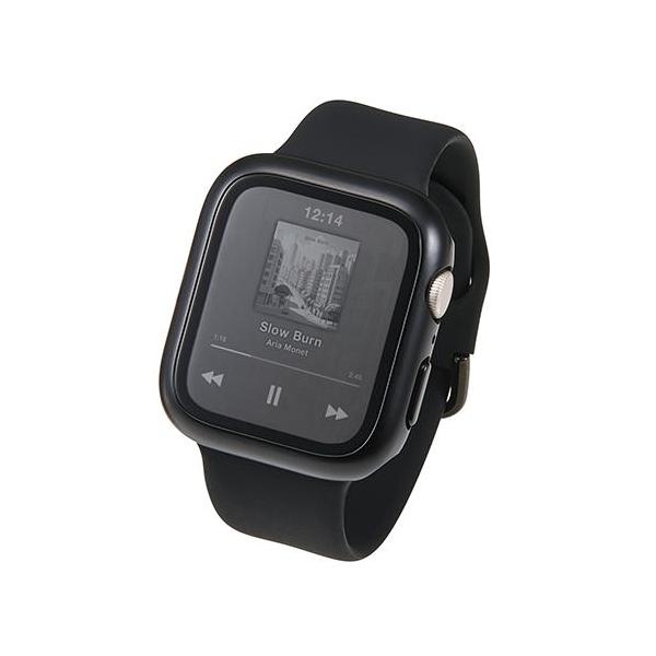 【発売日：2025年11月19日】■画面の視認性に優れる高透明なガラスとポリカーボネート樹脂で、機器本体を傷や汚れから守る、メタリックデザインが美しく際立つAppleWatch用フルカバーケースです。■ポリカーボネート素材とガラスの2重構造...