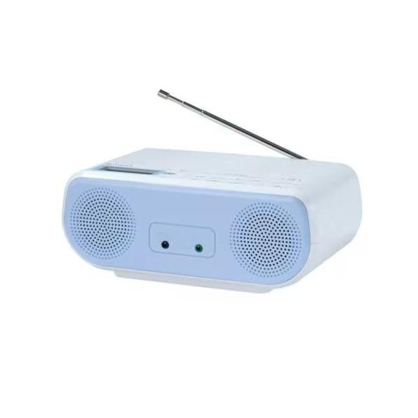 【発売日：2026年03月13日】■音声が聴こえやすい「声くっきり機能」搭載、コンパクトで高音質・横型タイプのCDラジオ■横型でコンパクト!コロっとかわいいデザイン■シンプルなデザインにハンドル付きで持ち運びも簡単■声くっきり機能搭載■音質...