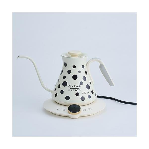 EPEIOS Drip Kettle コーヒー愛好家の皆さまからも支持を得ながら発売以来シリーズ累計8万台を超えるベストセラーモデルとなっております。そのDNAを引き継ぎながら、新型モデルでは井崎英典氏監修のもと、より軽量で1杯から2杯のド...