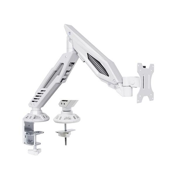 【発売日：2023年02月02日】■デスクを広く有効活用■ホワイトカラーデザイン■光らないゲーミングデザイン■一体型で取り付け簡単・しっかり固定■高さ調節が簡単。前後・左右・上下、あらゆる方向に対応