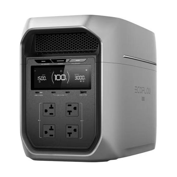 【発売日：2025年09月24日】■使い方がグッと広がる、業界トップクラスの定格3000W出力　EVのインバーターにも採用されるSiCパワー半導体技術を業界で初めてポータブル電源に採用し、本体サイズを抑えつつ定格3000Wの超高出力を実現。...