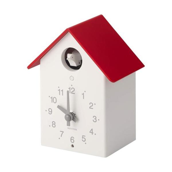 【発売日：2020年10月24日】■和紙製のふいごで風を起こし笛を鳴らす機構で、毎正時「ホッホー」と やさしい音色で時をお知らせするカッコー時計■掛置兼用、コンパクトなサイズは置く場所を選びません■毎正時になるとカッコーが顔をだして、カッコ...