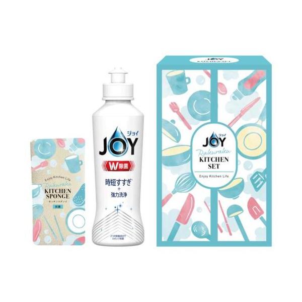 ■プチギフトに最適内容：除菌ジョイコンパクト本体170ml・らくらくキッチンスポンジ×各1箱サイズ：17.3×10.9×5.1cm重量：254g