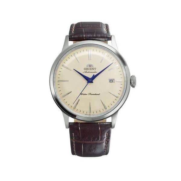 【発売日：2026年02月26日】■「Orient」の代表作のひとつに数えられ、世界でロングセラーを続ける『オリエントバンビーノ』。直径40.5mmケースで日付表示が備わる『オリエントバンビーノ』の新作モデルは、文字板にはシンプルなバーイン...