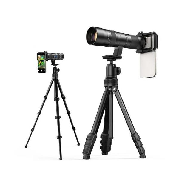 【発売日：2026年01月23日】■20倍から60倍までシームレスに光学ズームできる超望遠レンズ■APL-T20-60Xは、スマートフォンに取り付けることで20倍から60倍までの光学ズームを可能にする望遠レンズ■安定した撮影に役立つ伸縮式の...