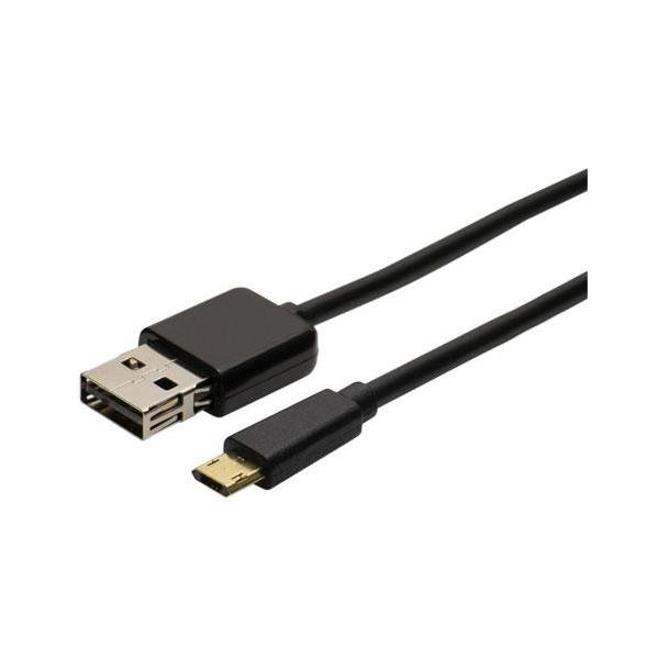 【発売日：2015年11月27日】■USB A、microUSBの両方に「リバーシブルコネクタ」を採用■柔らかく取り回ししやすい、直径 約3.5mmのスリムケーブル仕様です■充電だけでなく、PCとのデータ通信にも対応