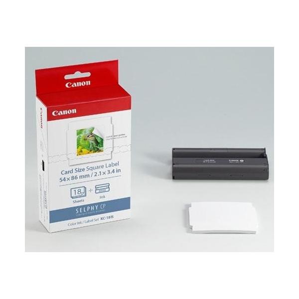 【発売日：2016年02月25日】カードサイズ正方形シール/18枚分※画像を中央の正方形部分に納めるためには、プリンターの設定を「フチあり」にして、縦横比1：1の画像を印刷してください【対応機種】SELPHY CP1200・CP910・CP...