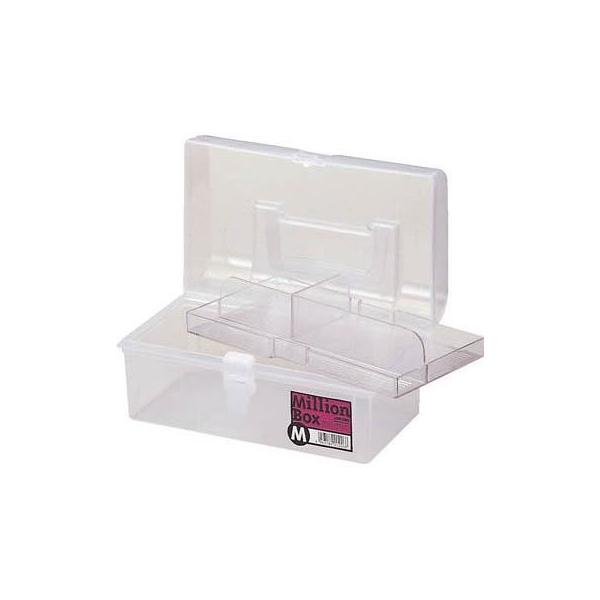 ■可変式仕切板1枚付です。■小型工具やホビー用工具の収納に最適です。■中身が見やすいクリア色です。