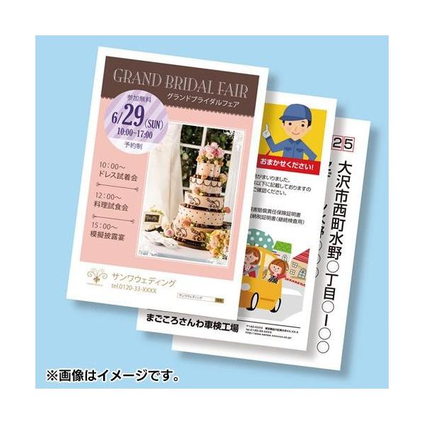 ■0.185mmとしっかりした厚みのカラーレーザープリンタ専用はがきです。用紙自体につやのある、フォト光沢タイプになります。※宛名面は、つやのないマットタイプです。■DMやおしらせ、挨拶状などにも最適で、宛名面には7桁の郵便番号枠の印刷があ...