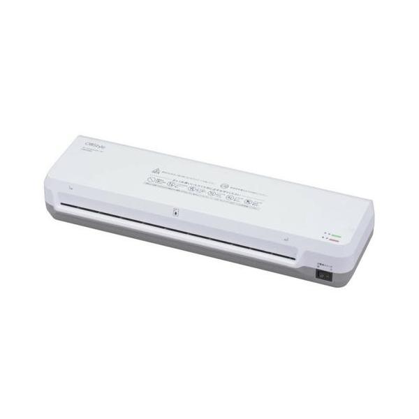 【発売日：2024年10月01日】■100ミクロンフィルム専用のシンプルラミネーター■2本ローラー■巻き込みリリースボタン付き■オートオフ機能付き■予熱時間 約2分30秒ですぐにラミネート開始■A3サイズ対応