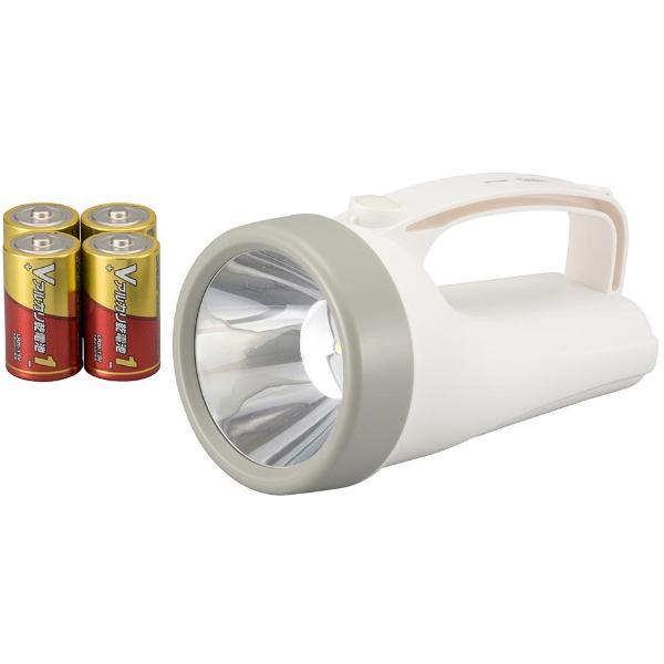 【発売日：2022年12月21日】■すぐに使える便利な電池つき■常備灯、防災などに最適■単1形乾電池使用で長持ち■明るさ約350ルーメン■消灯後に光る蓄光スイッチ採用
