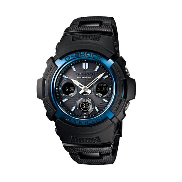 【発売日：2012年10月18日】■こちらはブラック×ブルーのツートンモデルになります■AWG-M100は、樹脂の中にメタルパーツを埋め込み、軽量化と強度を両立させたメタルコアバンドを採用し、実用性を装備。■タフな構造はそのままに、ブラック...