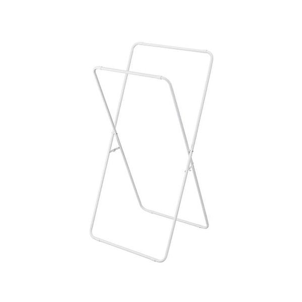 ■工具不要で組み立て簡単■上部パイプハンガー落下防止パーツ付■コンパクトに折りたたんで収納可能