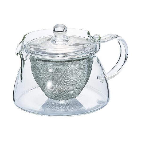 ■耐熱ガラス製なので熱湯でも安心してお使いいただけます ■お茶の葉が広がりやすい大きな茶こし付です ■フタ留め付きなのでフタが落ちにくくなっています ■実用容量450ml