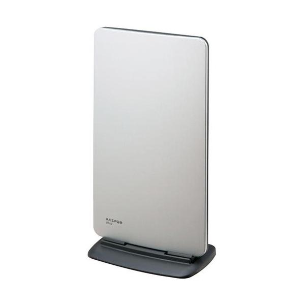 ■UHF全帯域ch.13〜52、強電界地域用、屋内用■水平・垂直偏波用、薄型テレビに調和するデザイン■シルバー、テレビ端子がなくてもテレビが見られる