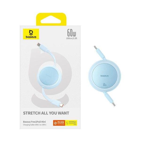 【発売日：2025年01月24日】■片側を引っ張るだけで伸縮可能な独自設計機構を採用■最大60Wまでの充電に対応■最大480Mbpsのデータ転送対応