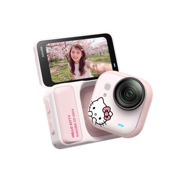 【発売日：2026年06月03日】■Hello Kitty × Insta360 GO Ultra 限定版 アクションカメラにおけるIPコラボレーションの集大成ともいえる、全面ピンクの特別モデル■小さくてもパワフル手のひらサイズで4Kの実力...