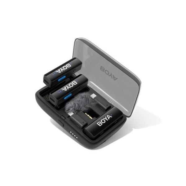 【発売日：2025年01月31日】■進化したコンパクトオールインワンワイヤレスマイクBOYALINK■付属アダプタにより幅広いデバイスで使用可能■デュアルマイクにより、2つの音声を同時に録音可能。■3.5mm接続のほかLightningおよ...