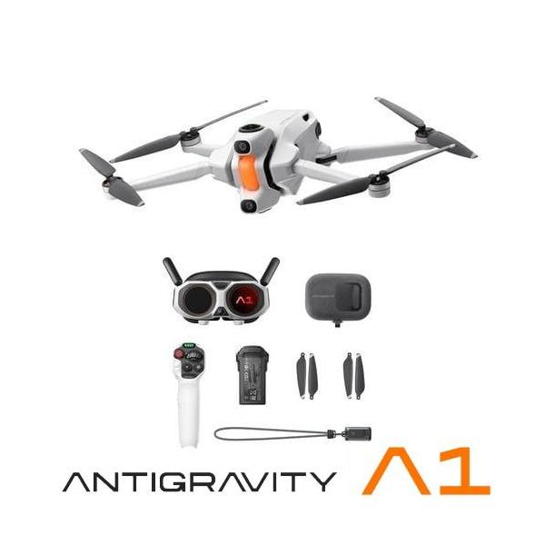【発売日：2025年12月18日】■内容物：A1 ドローン、Vision ゴーグル、Grip モーションコントローラー、標準バッテリー、予備プロペラ(2 組)、収納ケース■ドローンに邪魔されずに360度撮影■8K 360度全景動画、空いっぱ...