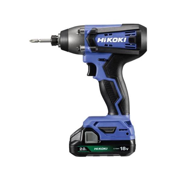 ■18V コードレス インパクトドライバ 高トルクタイプ 2.0Ah 蓄電池×1個 充電器 ケース付■最大トルク150N・m■軽くて小さい!新形リチウムイオン電池 BSL1820M■白色LEDライト付■握りやすい細径ハンドル■ケースが標準付...