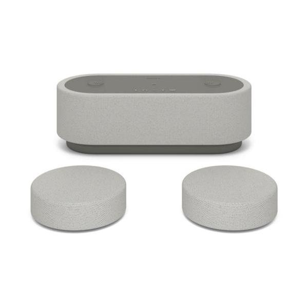 【発売日：2023年07月21日】■完全ワイヤレスの3 in 1ボディで、部屋中どこでもシアター空間フロントスピーカー上部に手のひらサイズのリアスピーカーを搭載した新形状の3 in 1ボディ。3基のスピーカー間の接続には無線を採用、さらに約...