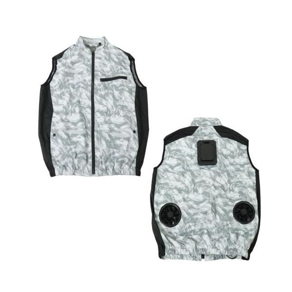 ■圧倒的に冷える「冷蔵服4 ベストタイプ」2025年最新モデルPD対応で風量大幅アップ！冷却プレートとWファンで強力クールダウン■冷たさ2段階のペルチェプレート、環境温度から最大マイナス19度(環境温度35度においてペルチェのみ使用時の冷却...