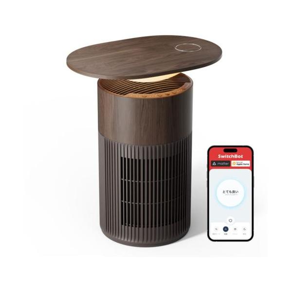 【発売日：2025年12月19日】■サイドテーブル、ムードライト、ワイヤレス充電器としても使える、4つの機能を1台に詰め込んだ空気清浄機■パワフル大風量&amp;超静音一台で約25畳の広い空間を除菌、消臭、集じんすることが可能です。循環気流...