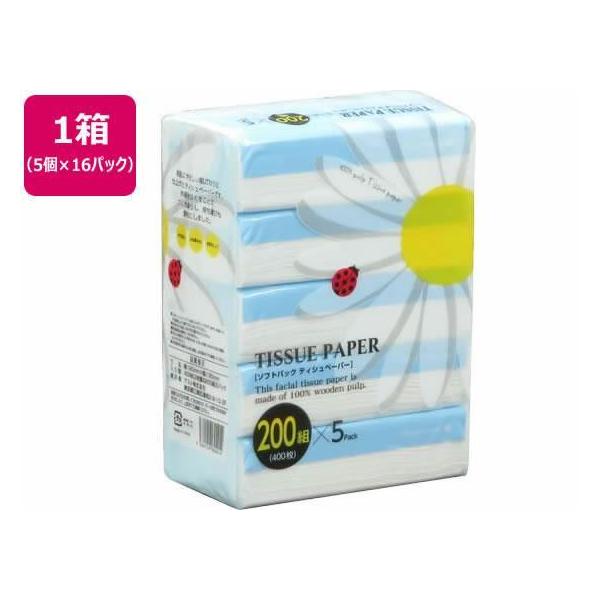 【代引不可商品】仕入先よりお客様宅へ直送手配いたします商品です。そのため代引きは対応致しかねます。外箱をなくし持ち運びにも便利なソフトパックタイプのティッシュです。