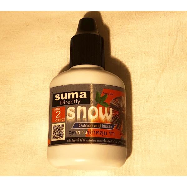ＳＵＭＡ【 Snow 12ml】ベタの白点と細菌感染予防と改善に使う添加剤 　●ベタの白点・コショウ・細菌感染の予防と改善に使用します。用途としては、トリートメントと改善の2種類あります。※少しでも違和感があったら予防で使用してください。【...
