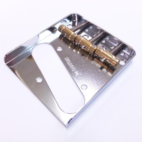 信頼のゴトーパーツ！テレキャスター用ブリッジBS-TC1。In-Tuneを採用した3Wayブラスサドルです。ピッチ：10.8ｍｍ 。【ご注意】お取付けのギターメーカーや機種により、取付け加工を必要とする場合がございます。サイズ表をご確認いた...