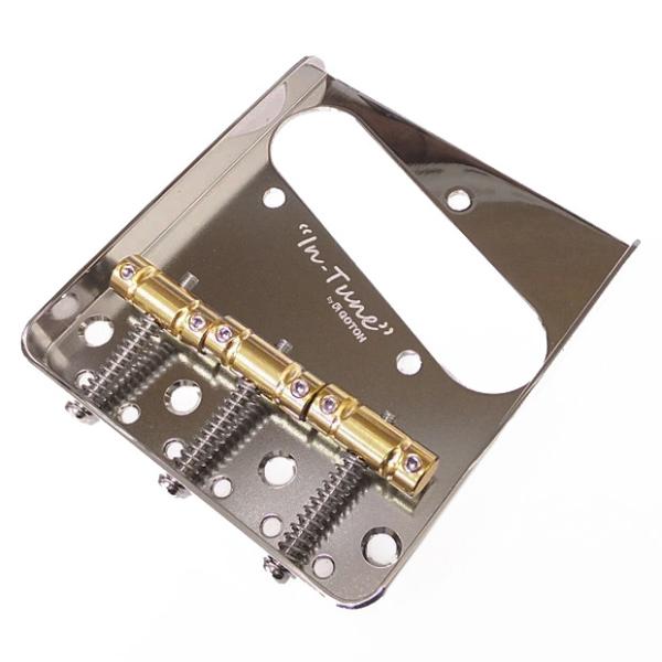 信頼のゴトーパーツ！テレキャスター用ブリッジBS-TC1。In-Tuneを採用した3Wayブラスサドルです。ピッチ：10.8ｍｍ 。【ご注意】お取付けのギターメーカーや機種により、取付け加工を必要とする場合がございます。サイズ表をご確認いた...