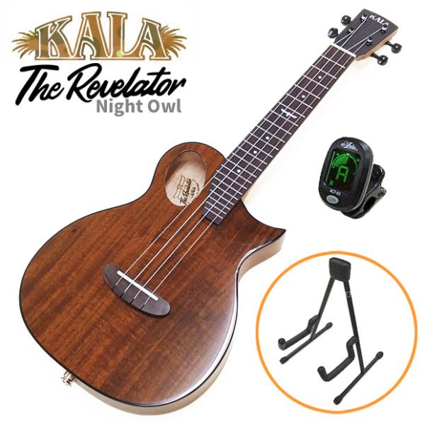 「The Revelator Night Owl」は、The Revelator上位モデルのコンセプトを継承しながら価格を抑えて製作されたテナーサイズのエレクトリック・ウクレレです。アカシア単板トップのボディは40mm厚のスリムな見た目から...