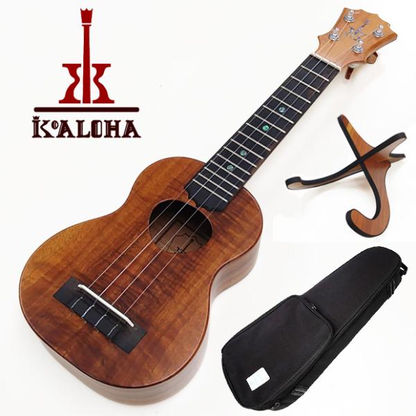 ★画像の商品が入荷しました★ 薄っすらとフレイムの乗ったとても美しい杢目の１本です。KoAloha（コアロハ）は1995年に創立したウクレレメーカーで、KamakaやKanile'aと並んでハワイのウクレレシーンをリードしている大人気ブラン...