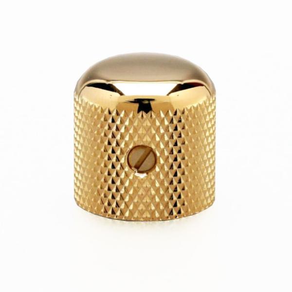 信頼のゴトーパーツ！ボリュームやトーンに使用するメタルのドームノブです。シャフトが入る内径は6ｍｍ、固定はサイドからマイナスネジです。メーカーや機種により取り付けが出来ない場合もございます。必ず画像サイズを確認の上ご購入頂きますよう宜しくお...