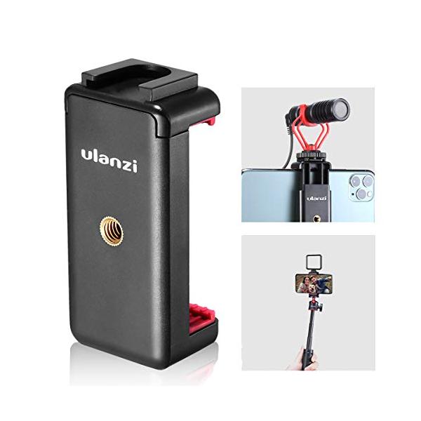 ・スマホクリックABS製  ・スマートフォン用ホルダーは4.0-6.5 インチ/ 58mm - 105mm間に調節可能、iPhone 11  Max  Pro iPhone 7 Plus  7  6  6 Plus  5  HTC  Sam...