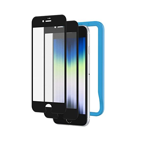 ・ブラック iPhone SE 第2世代 (2020)/ iPhone 8 / 7(iPhone 4.7インチ) ・アンチグレア ? NIMASO特有のコーティング技術により、スクリーンの表面に太陽光や蛍光灯などの反射を抑えます。視認性を向...