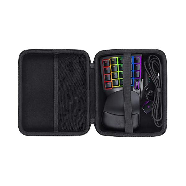 コンテンポラリー・1.Razer Tartarus Pro 左手キーパッド?収納ケース 保護 (ご注意Razer Tartarus Pro 左手キーパッド含まれません)・2.耐久性が高く、何千もの開閉ファスナーに耐えることができるため、Ra...