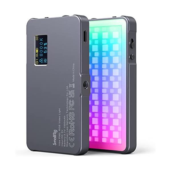・P96L  3489B・・Color:P96L・【フルカラーRGBビデオライト】smallrig P96LRGBLEDビデオライトはポータブルミニフィルライトです。 RGB 0?360°フルカラー、彩度調整、2500?9000K色温度制御...