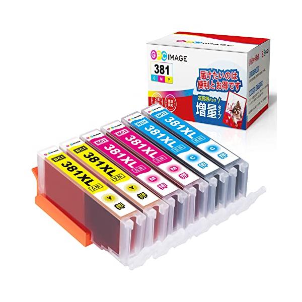 canon キャノン インク 381・C / M / Y (シアン / マゼンタ / イエロー ） BCI-381XL（2C/2M/2Y）6本 大容量 キャノン(canon) 用 インク 381・★【製品仕様】キャノン (Canon)用 イ...
