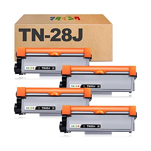 HL-L2365DW DCP-L2520D DCP-L2540DW FAX-L2700DN MFC-L2740DW MFC-L2720DN 互換トナー・28J 増量ブラック TN-28J 4本 大容量 HL-L2320D HL-L2360D...