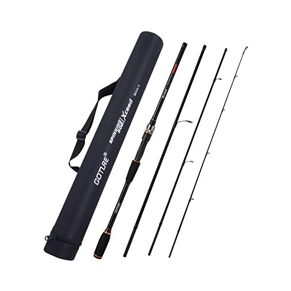 釣り竿 ルアーロッド コンパクトエギングロッド スピニングロッド キャスティングロッド カーボン製 バス釣り 海つり シーバスロッド 並継ぎ式・スピニングロッド 3.0m（10ft）-M-FUJI製ガイド（XCEED100M-S） スピニン...