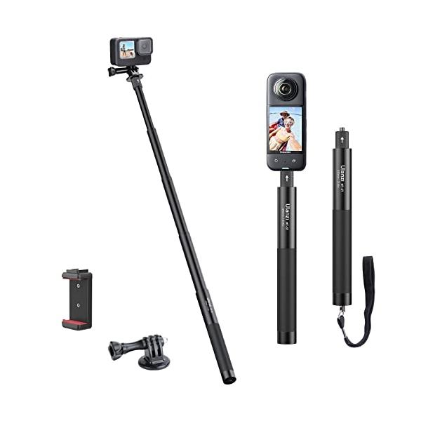 ブラック/81cm/zaz4・Size:81cm・【手のひらサイズで持ち運びやすい・超軽量】自撮り棒は五段階の伸縮デザイン、折りたたみ長さは21.5cmから、最長81cmまで伸びることができます。より広い視野を与え、もっと丈夫で、最高の撮影...