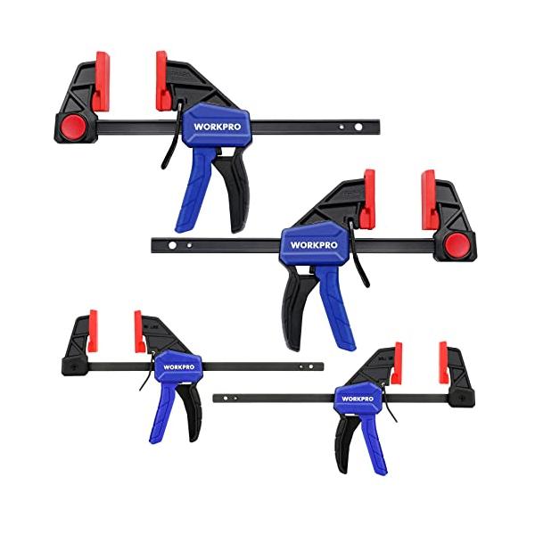 保護・4個  ・・PatternName:4本・【仕様】150mmFクランプ×2個、120mmミニFクランプ×2個。 (1)150mmFクランプの締め幅：0〜150mm、広げ幅：135mm〜270mm、喉深：約6cm、歩幅：約5mm、全体サ...